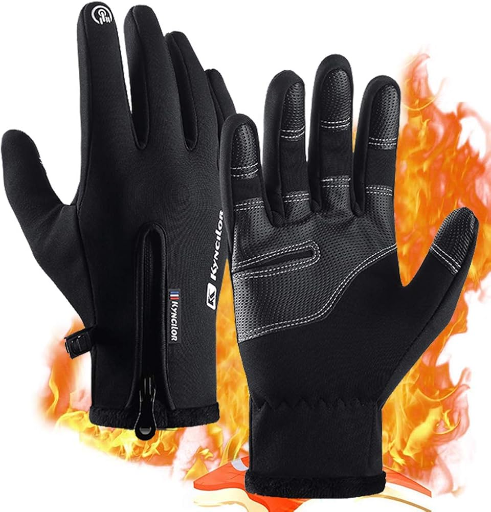 Guantes térmicos,Guantes Impermeables para Invierno,Pantalla táctil ...