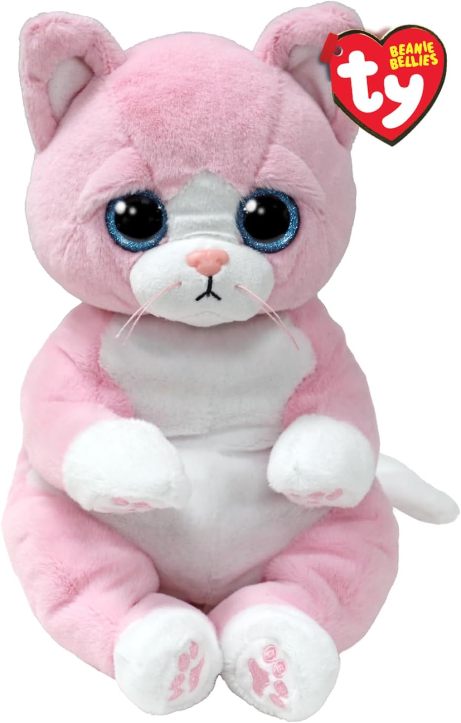 TY Lillibelle Cat Beanie Bellies Medium 24cm - Squishy Beanie Baby Soft ...