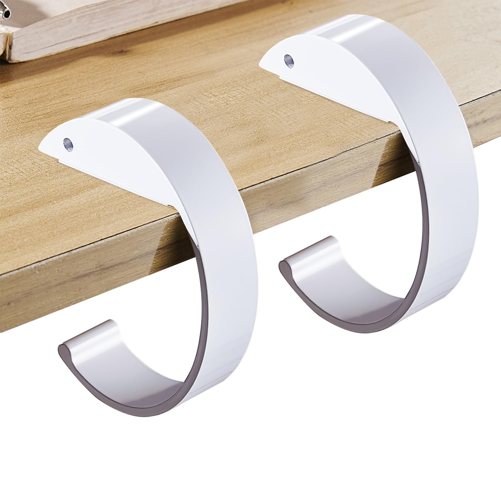 Purse Holder For Table Quzente Desk Bag Hook | Student Work Desk Metal ...