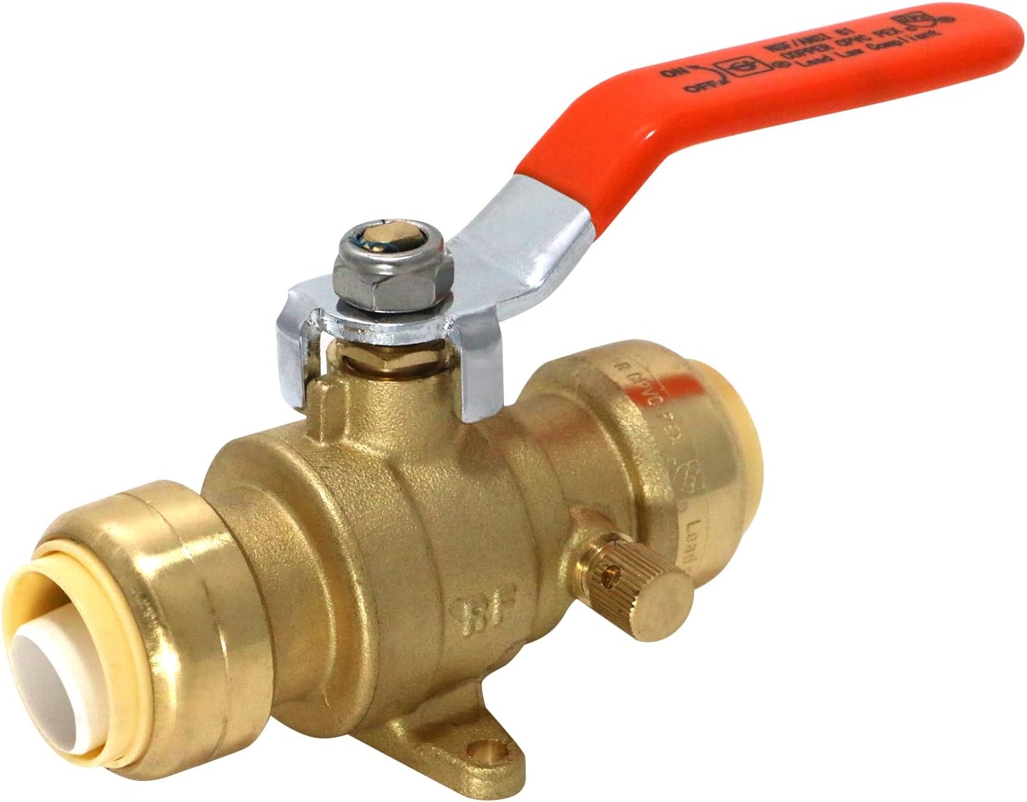 Amazon.com: 1 Pcs XFITTING Push Fit 3/4 Inch x 3/4 Push Fit Ball Valve ...