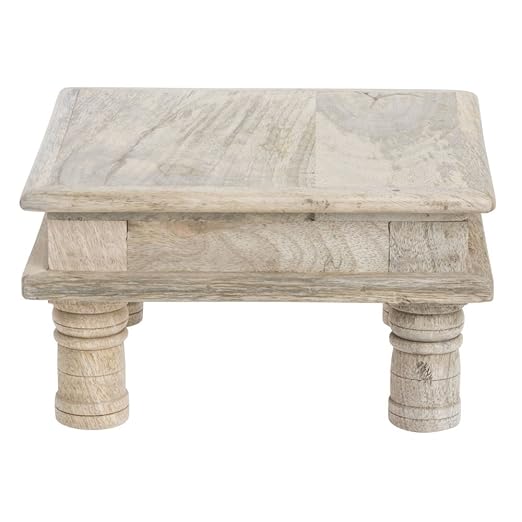 Amazon.com: HUBERT Buffet Riser Square Mango Wood Table Riser - 8 2/3"L ...