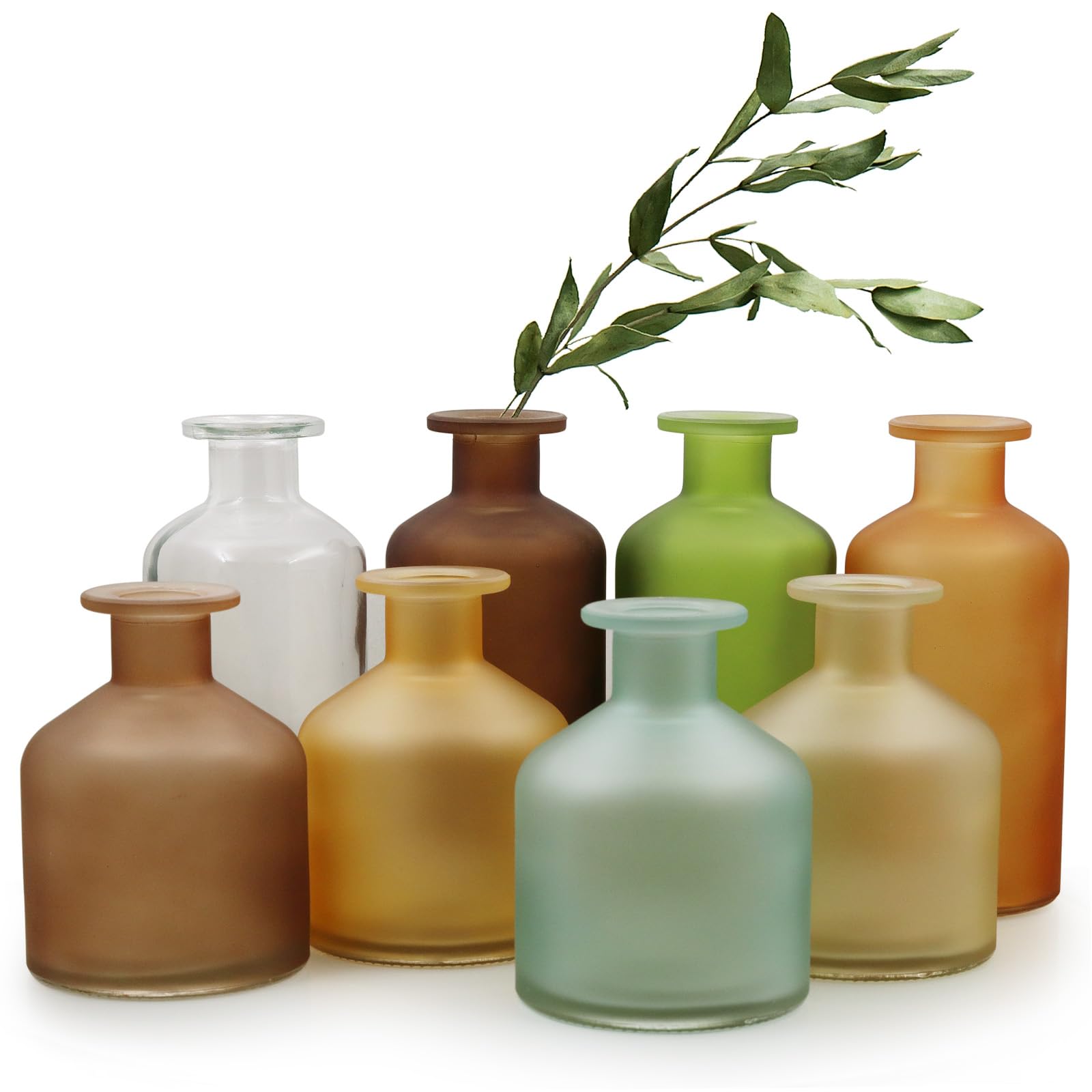 Amazon.com: Fall Flower Vases Set of 16, Multi Color Flowers Vases ...