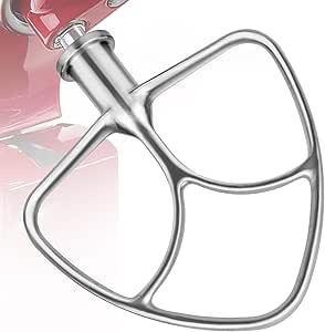 Amazon.com: Stainless Steel K45B Coated Flat Beater for KitchenAid 4.5-5 Qt Mixer Paddle ...