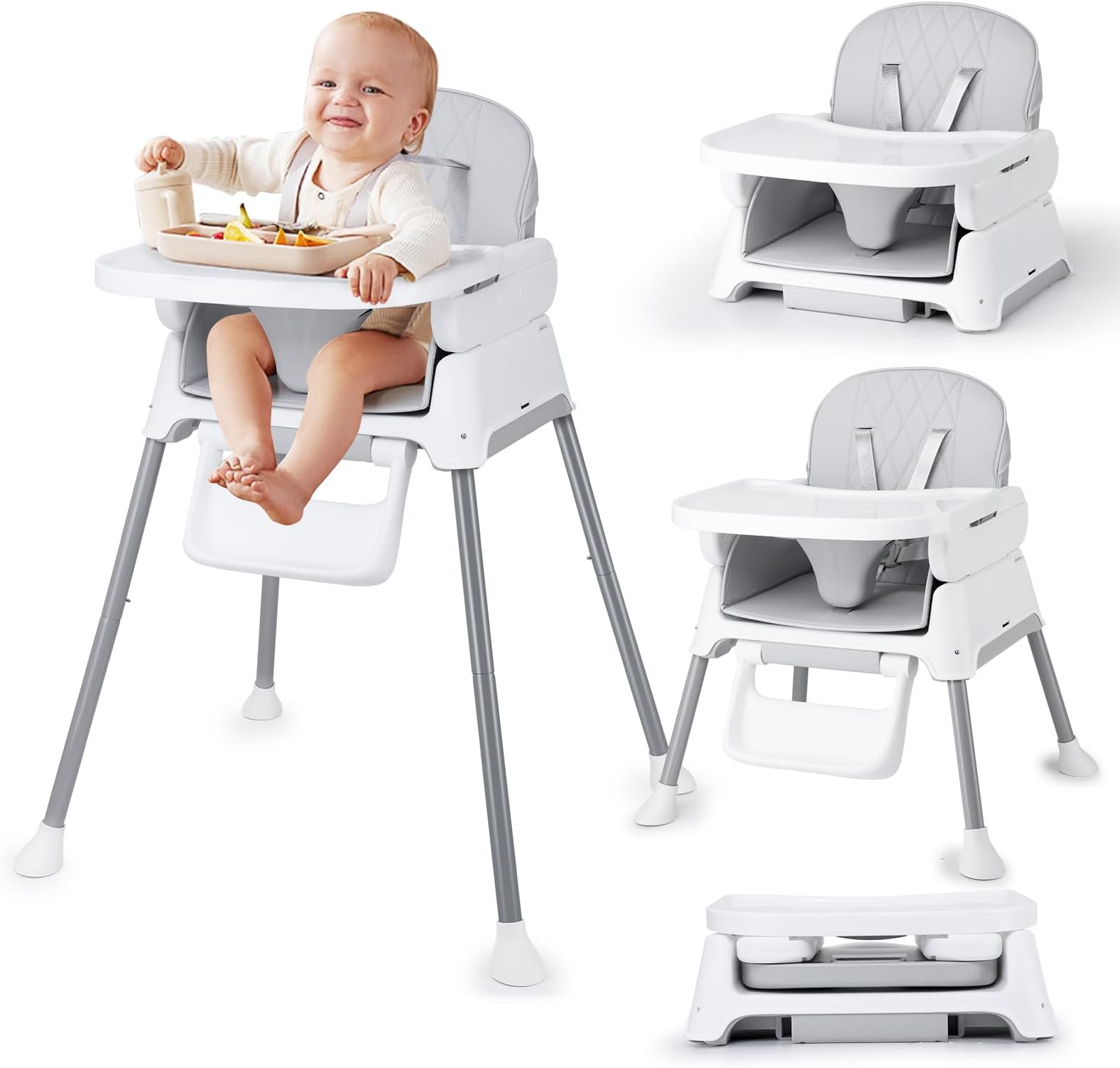 Amazon.com : Munchkin Float Baby High Chair, Foldable and Easy to Clean ...