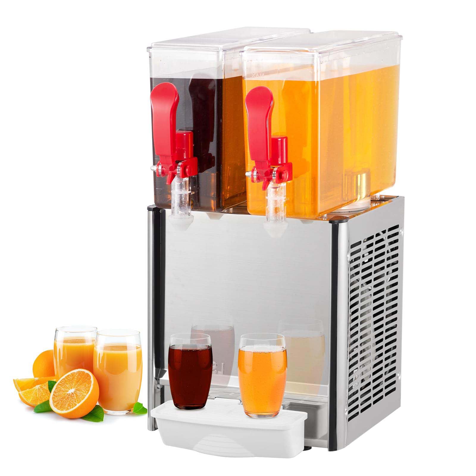 Amazon.com | Commercial Beverage Dispenser, 2 Tanks 20L, Large Capacity ...