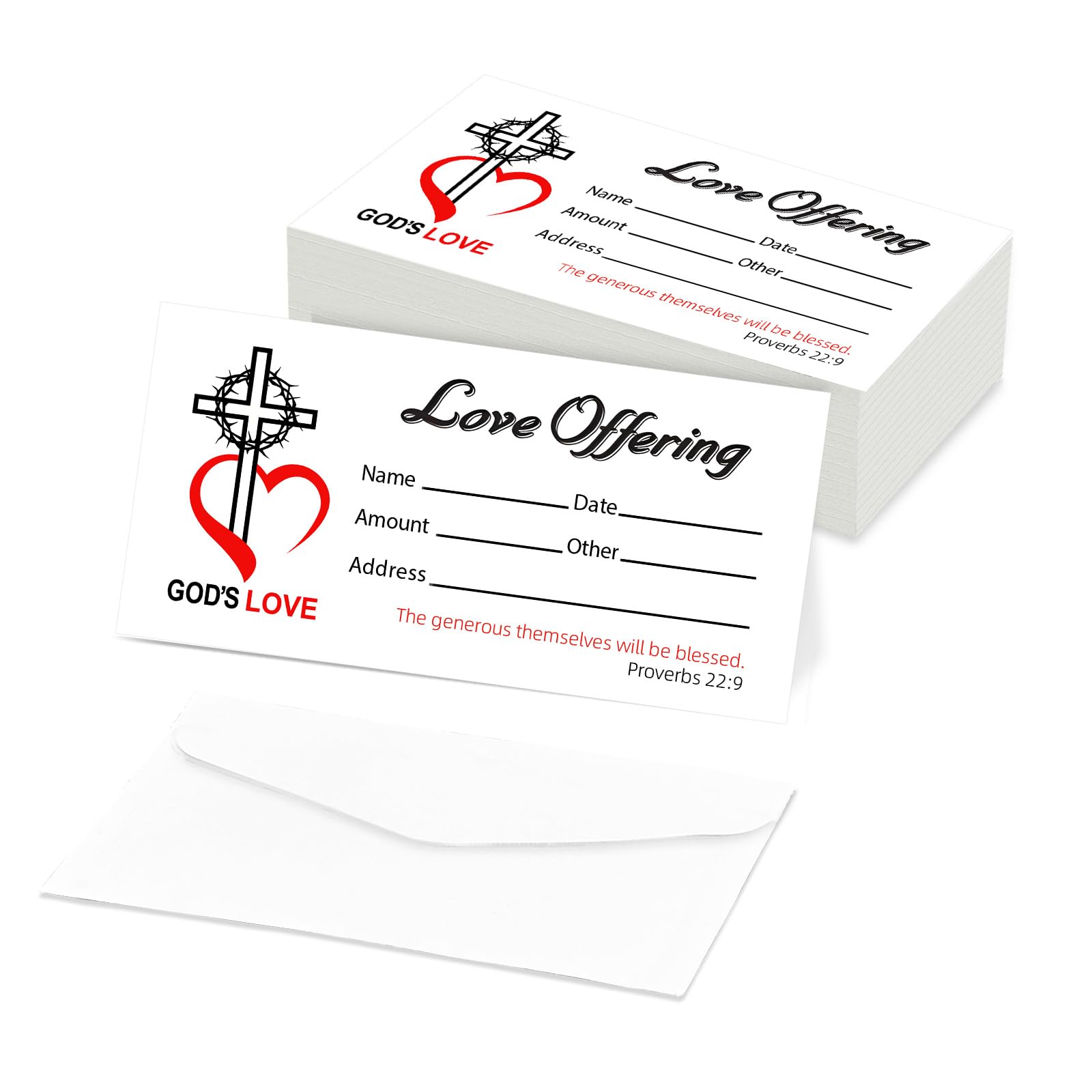 Snapklik.com : Church Offering Envelopes - 6.42 X 3.23 Inch Tithe And ...