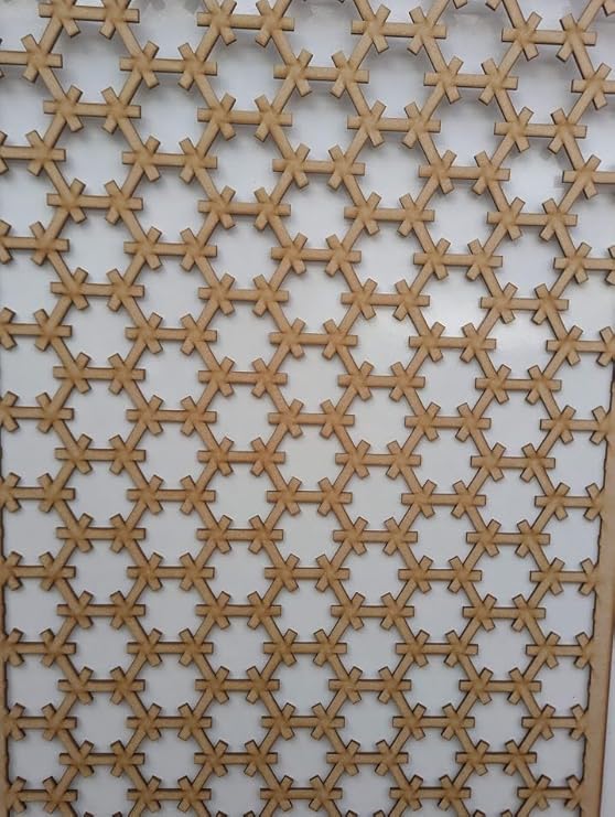 Wooden mesh laser cut in 3mm thick mdf decorative panel for radiator ...