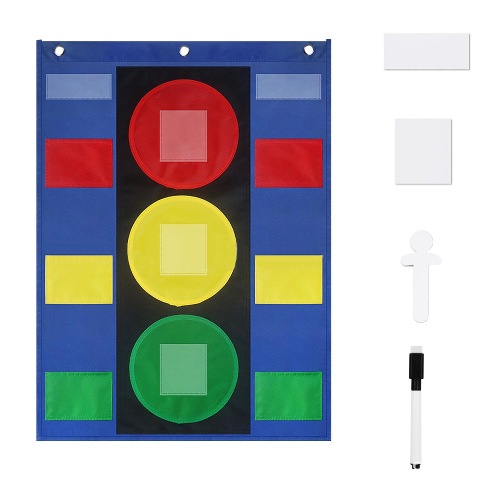 Bridal Set Stoplight Behavior Chart For Classroom - Pocket Chart With ...