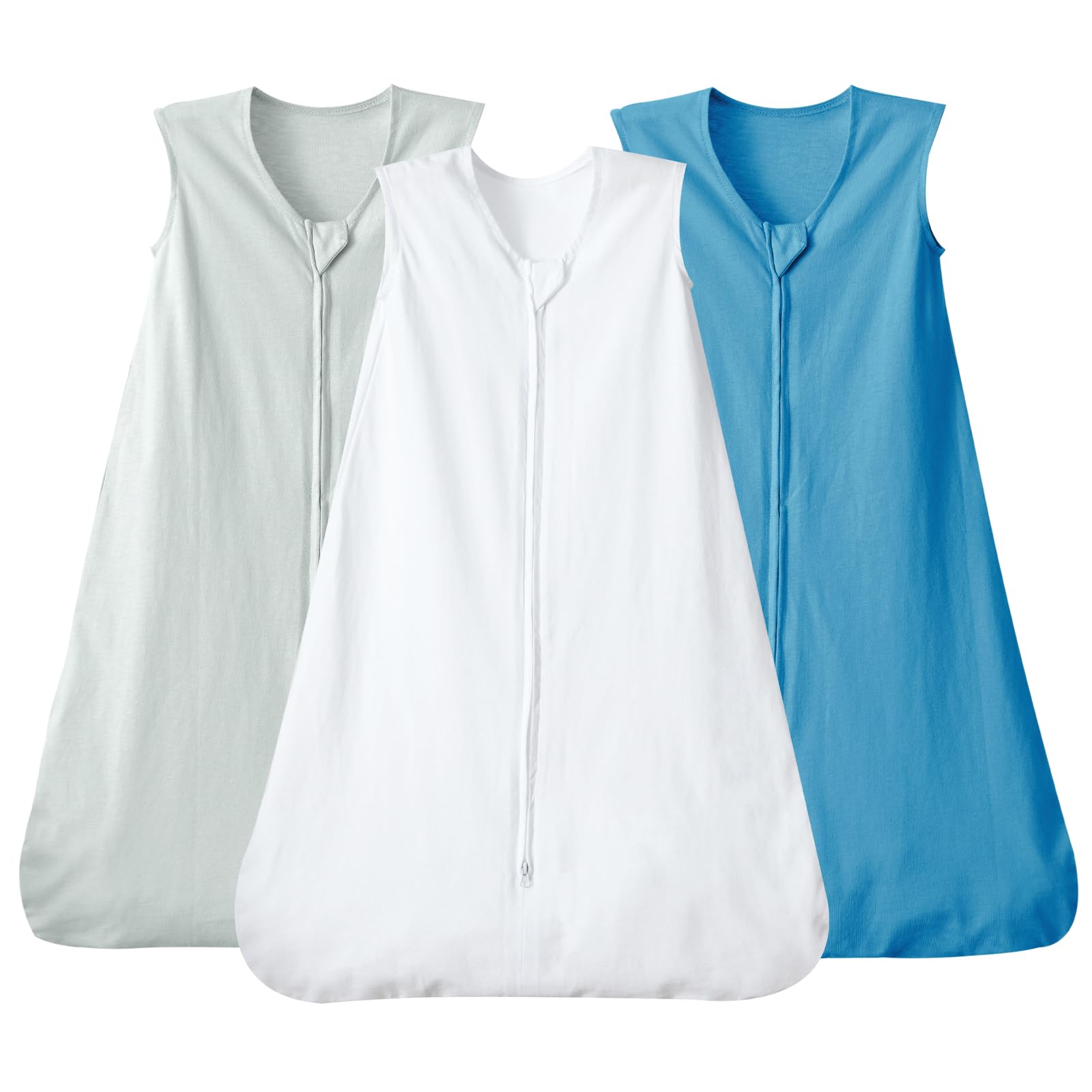 Amazon.com: david's kids 3 Pack 100% Cotton Baby Sleep Sack 0-6 Months ...