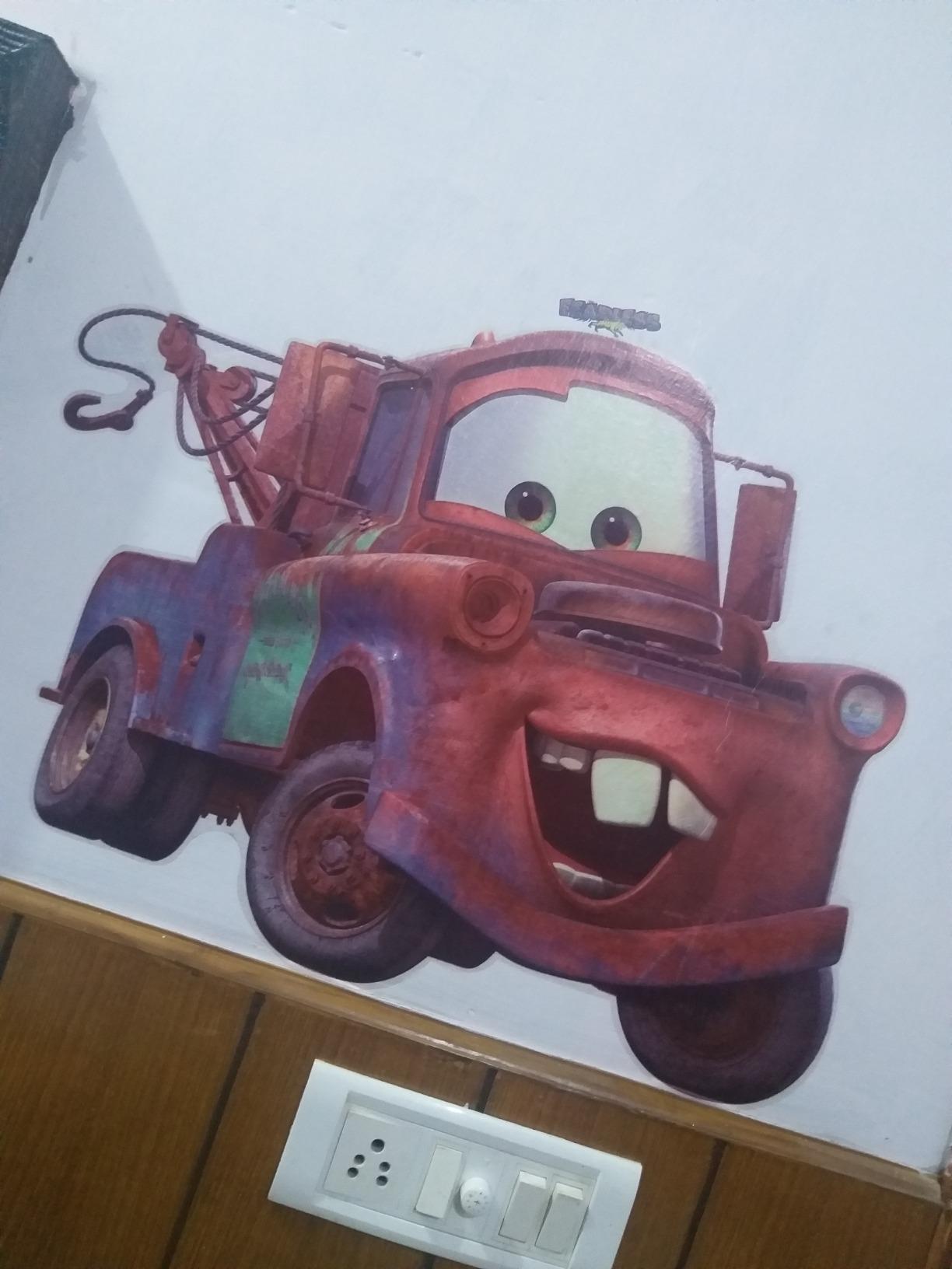 Buy Decals Design 'Mater Car' Wall Sticker (PVC Vinyl, 50 cm x 70 cm x ...