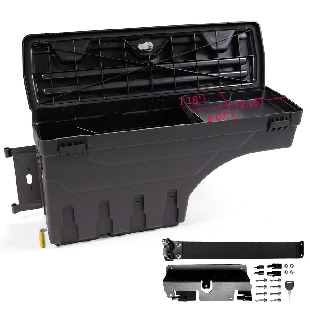 Swing-out Tool Box G-PLUS Lockable Swing-Out Storage Box For Chevy ...