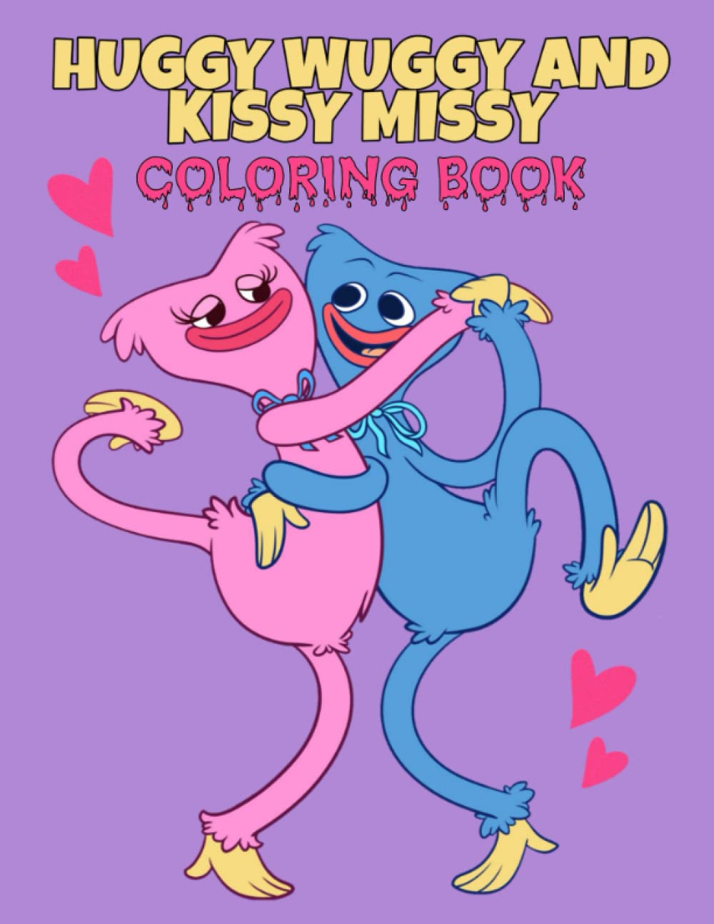 Buy Huggy Wuggy And Kissy Missy Coloring book: 60 Pages of High Quality ...