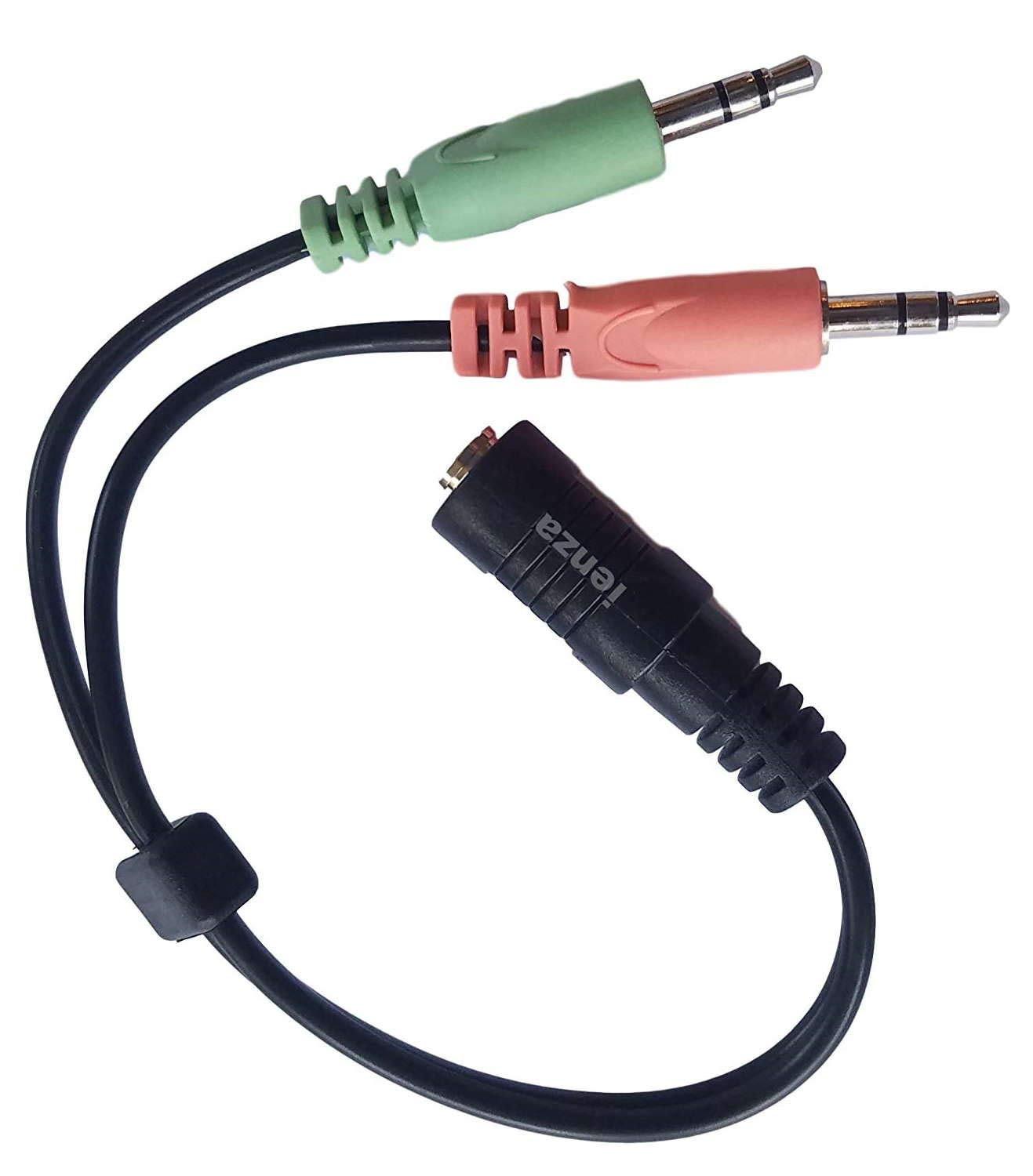 Amazon.com: ienza PC Jack Y-Splitter Adapter Cable Cord Wire Compatible ...