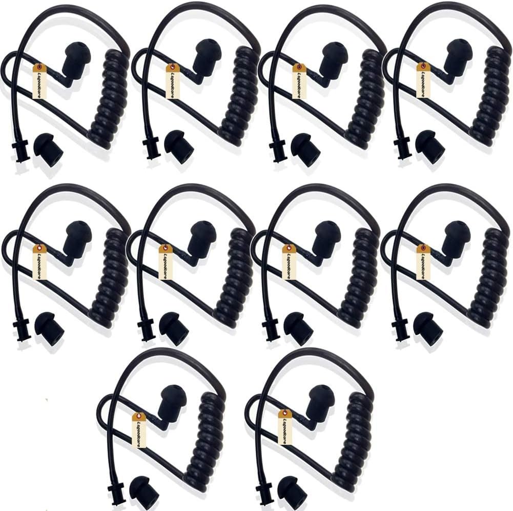 Amazon.com: 10-Pack Replacement Acoustic Coil Tube Walkie Talkie ...