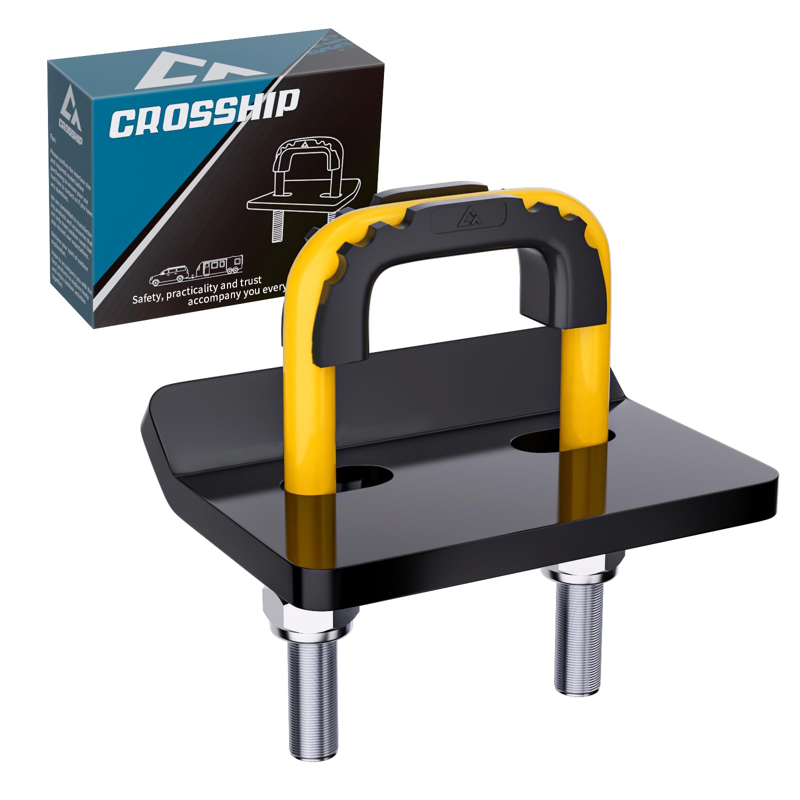 Snapklik.com : CROSSHIP Hitch Tightener For 1.25" And 2" Hitch - Anti ...