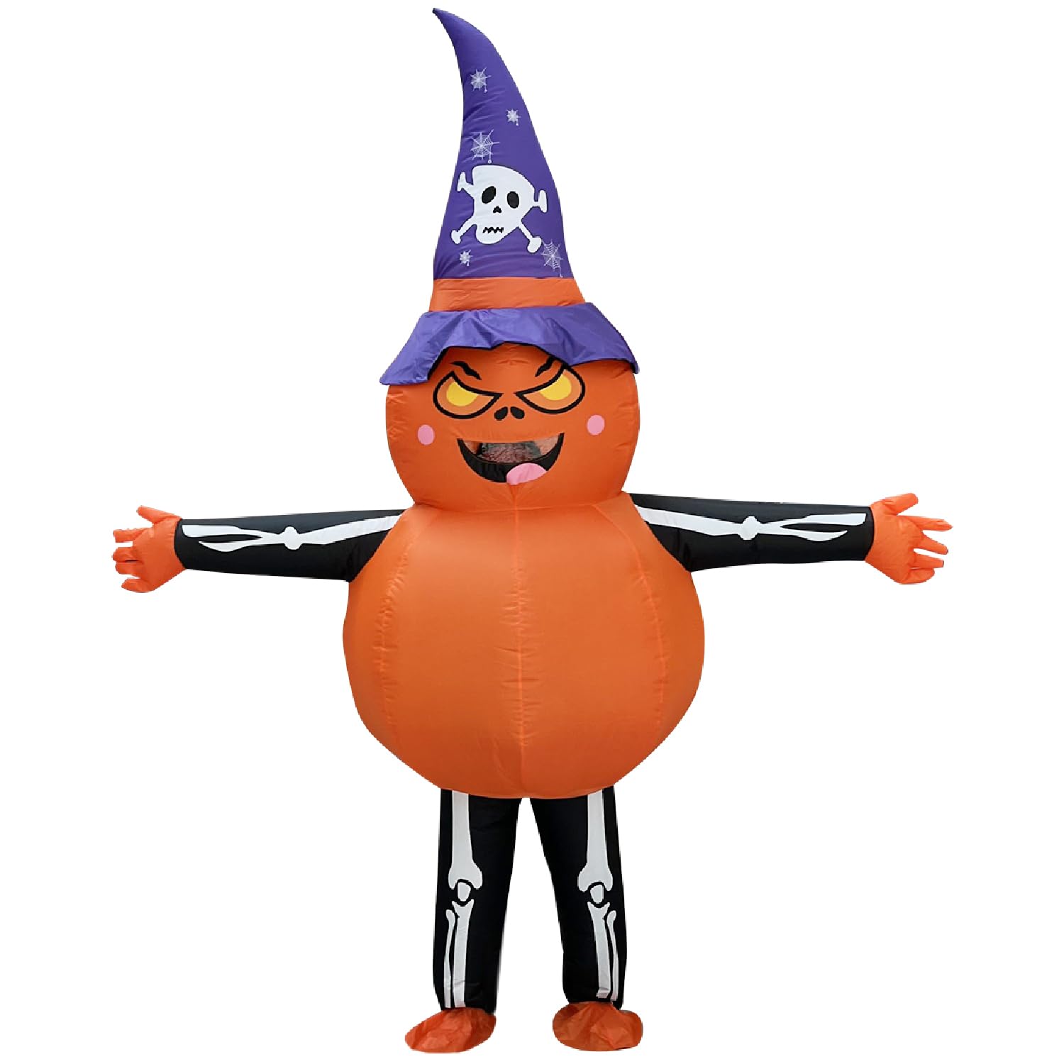 Snapklik.com : Halloween Inflatables Pumpkin Costume Adult- 9.6 Ft Tall ...