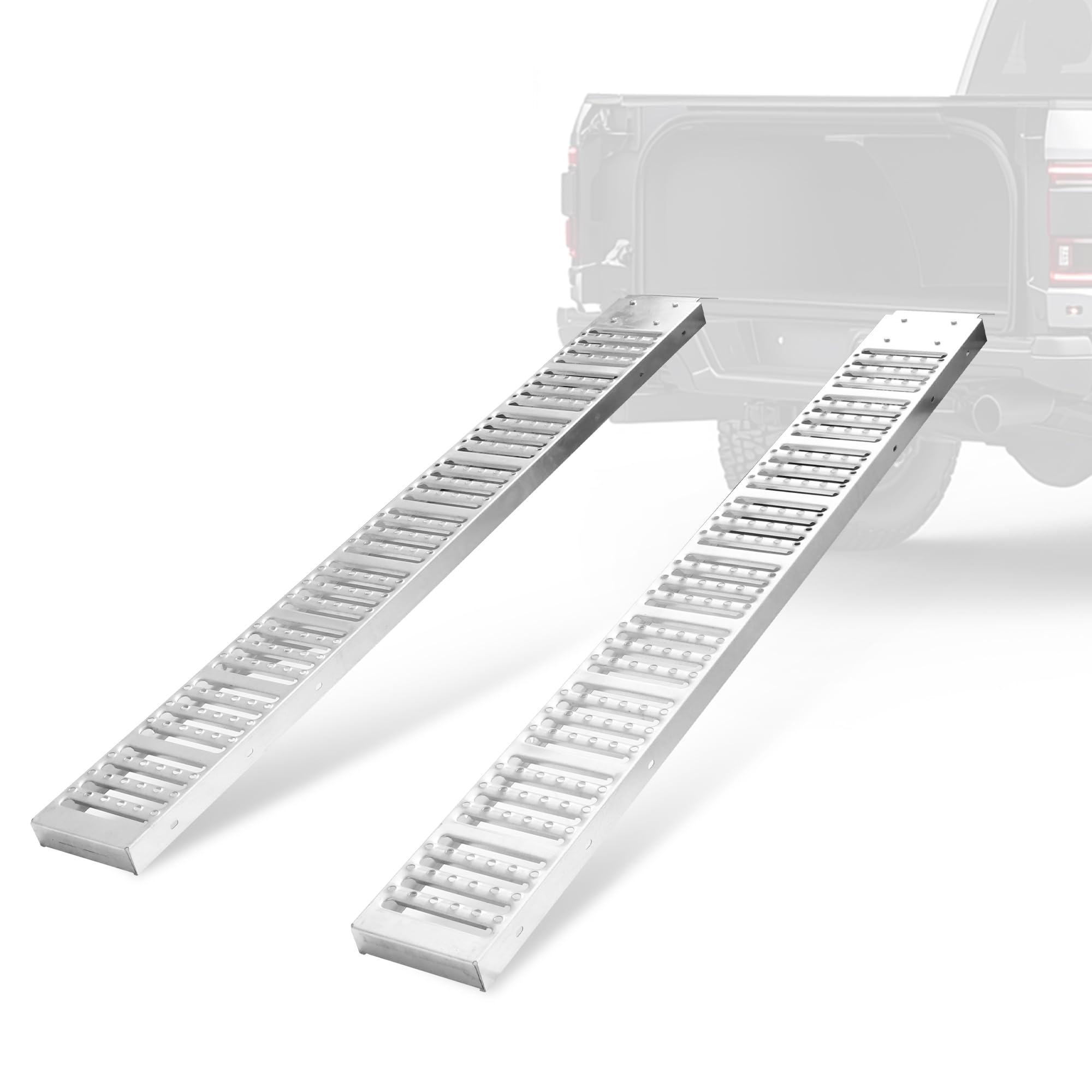 Snapklik.com : 72" X 9" Steel Truck Ramps, 1000 LBS Capacity, Portable ...