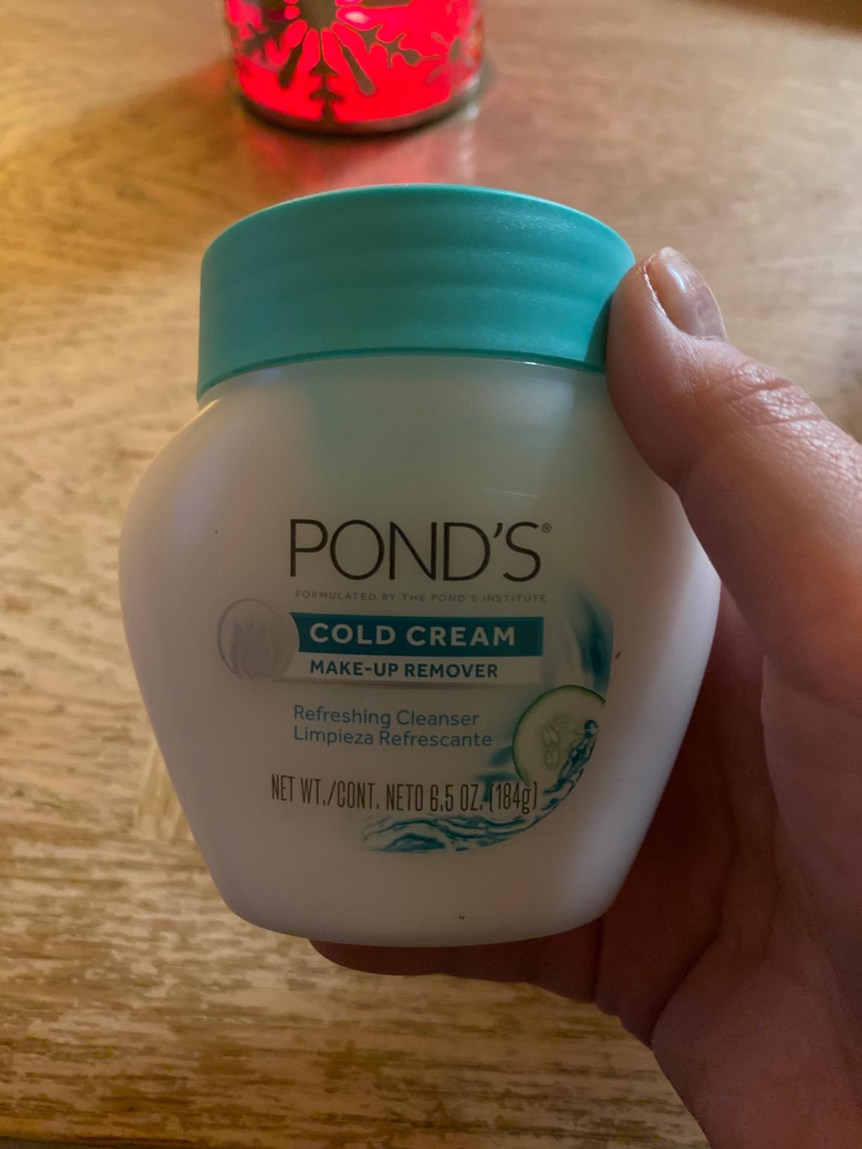 Amazon.com: Pond's Makeup Remover, Cucumber Cold Cream, 6.5 oz : Beauty ...