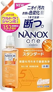 Amazon | NANOX one スタンダード つめかえ用 ウルトラジャンボ 1530g | トップ ナノックス(NANOX) | 液体洗剤