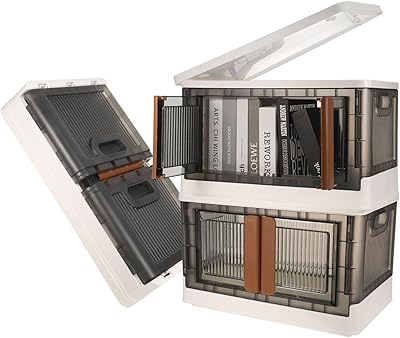 Amazon.com - Ezee Space Stackable Storage Bins with Wheels - (1-Pack ...