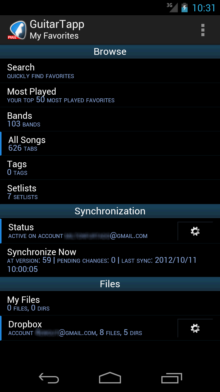 GuitarTapp tabs & chords - App on Amazon Appstore