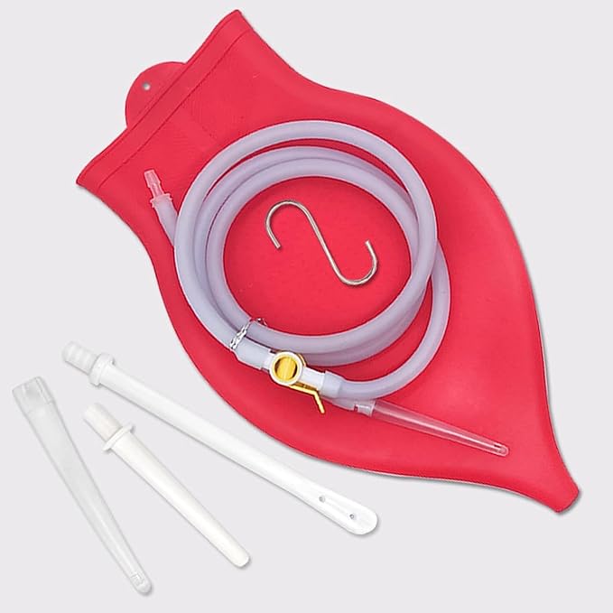 Amazon.com: 3L Rubber Douche/Enema Bag, Hot Water Bottle Combination ...
