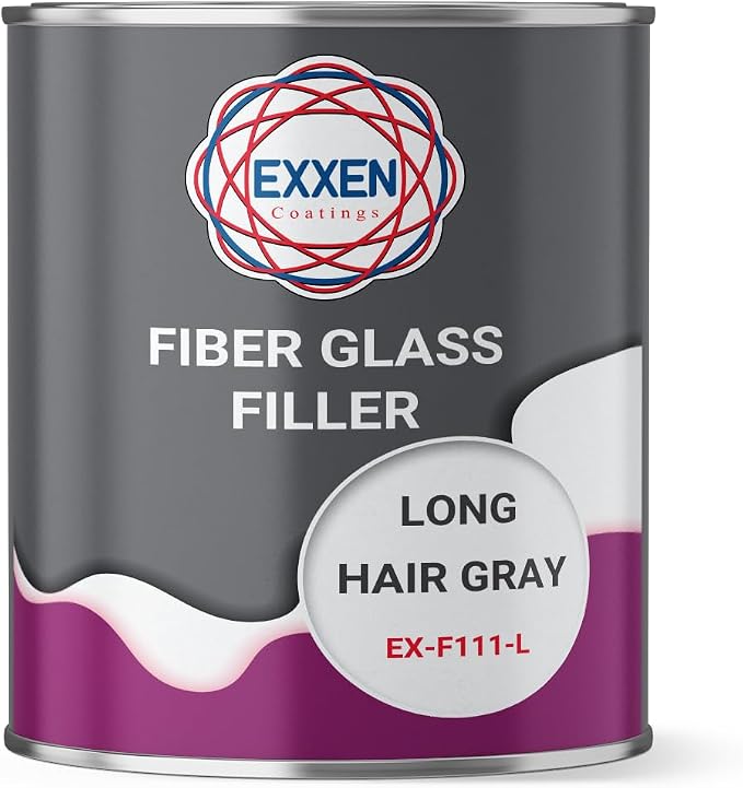 Exxen Coatings Fiberglass Filler Long Hair Gray (Gallon) - Amazon.com