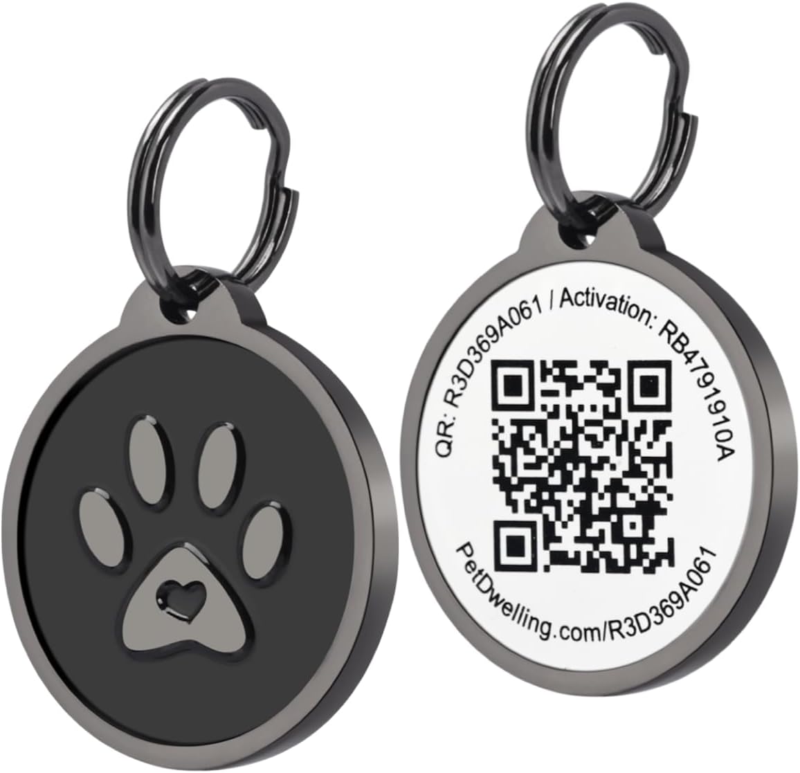 Amazon.com: WhoseID QR Code Dog Tag with NFC, Personalized Pet ID Tag ...