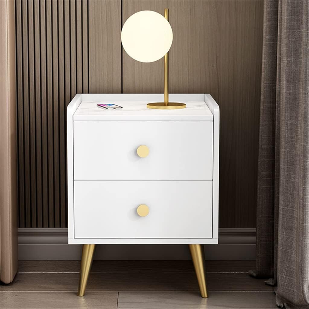 Amazon.com: Walnut Bedside Cabinet Mini Storage Locker Bedroom Shelf ...