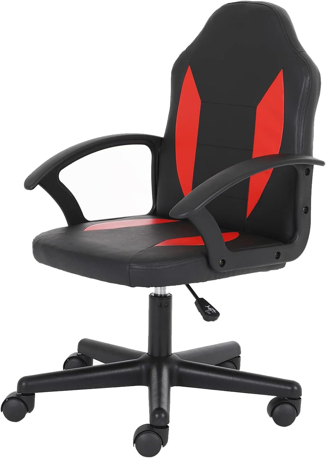 Amazon.com: GIVENUSMYF Red Office Chair Leather Office Chair Swivel ...