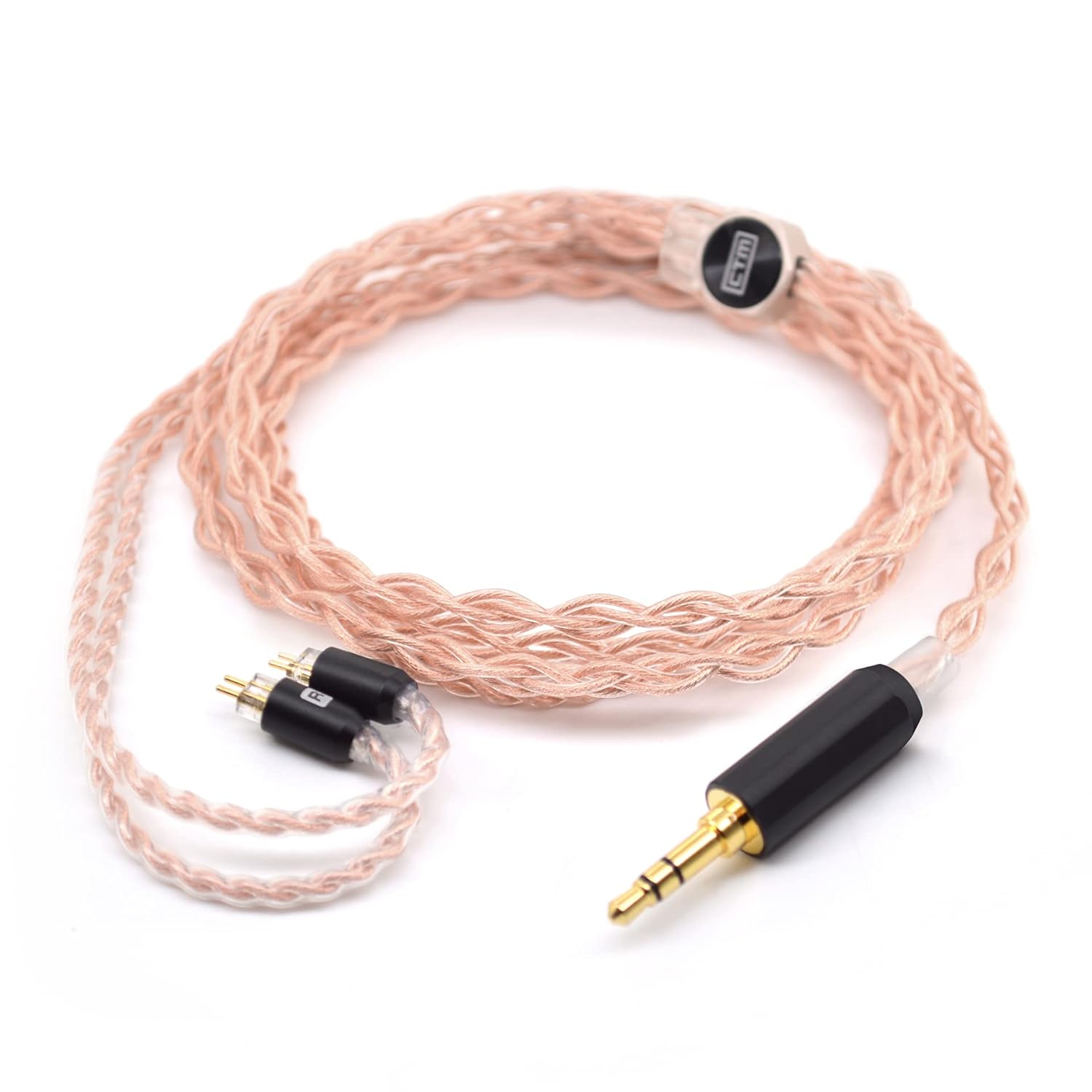 CTM Jokoma 4 Wire Premium in-Ear Cable (3.5 mm Plug) | 2-Pin IEM Cable ...