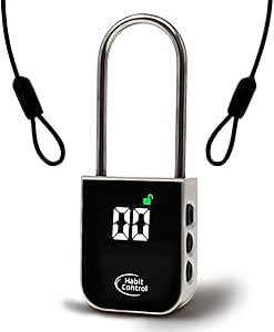 Amazon.com: Habit Control Metal Timer Lock - Smart Padlock for Kitchen ...