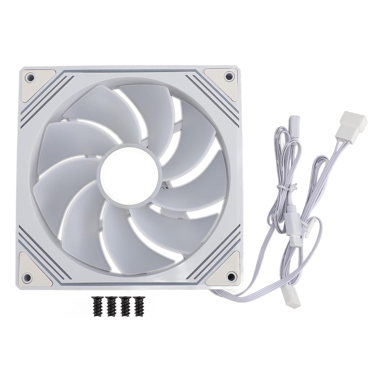 Amazon.com: 140mm ARGB PWM Chassis Fan, Customizable LEDs Quiet Cooling ...