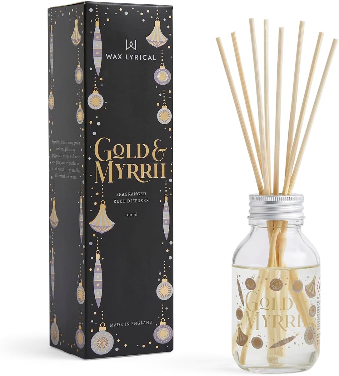 Wax Lyrical Gold & Myrrh Reed Diffuser 100ml : Amazon.co.uk: Home & Kitchen