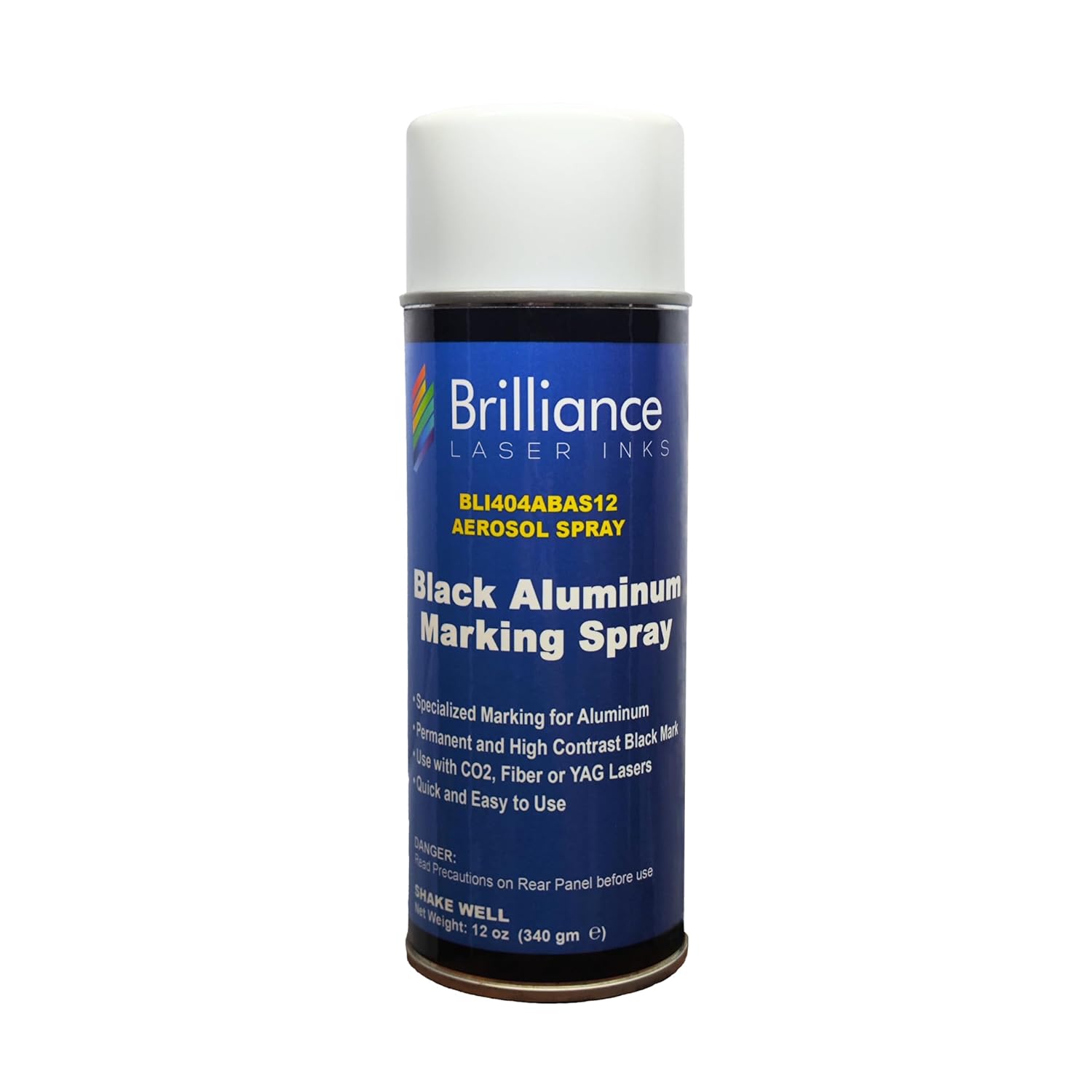 Snapklik.com : Brilliance Laser Inks 12 Oz Aluminum Laser Marking Spray ...