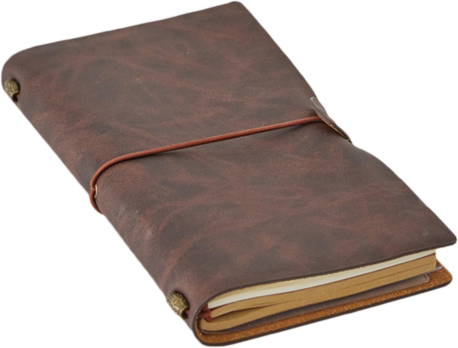 Amazon.com : RILIHO Refillable Leather Journal 144 Pages - Genuine ...