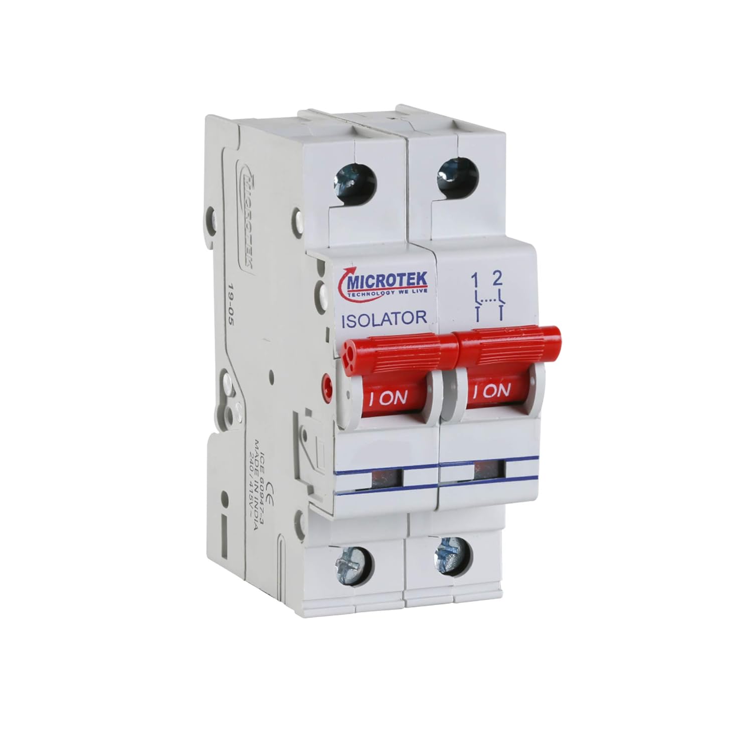 MICROTEK Isolators - PVC Isolator Switch Disconnector (White ...