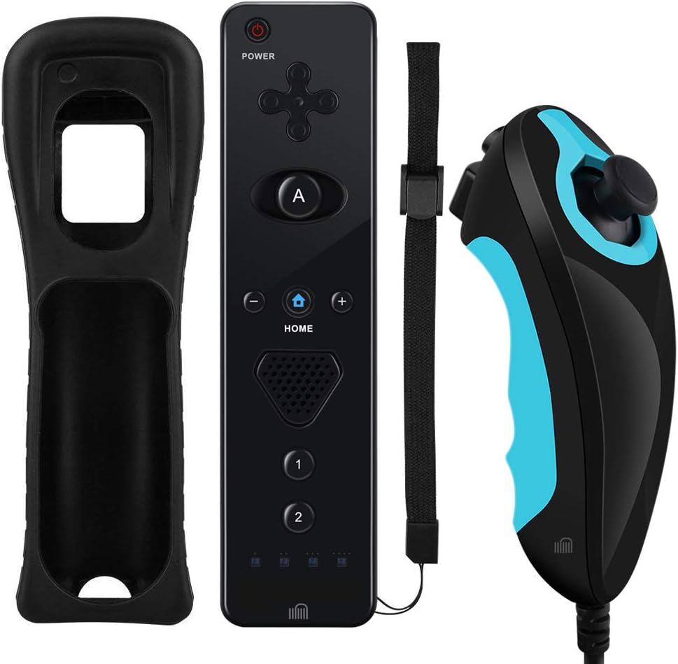 Unique Design Wireless Remote Controller & Nunchuck Controller with ...