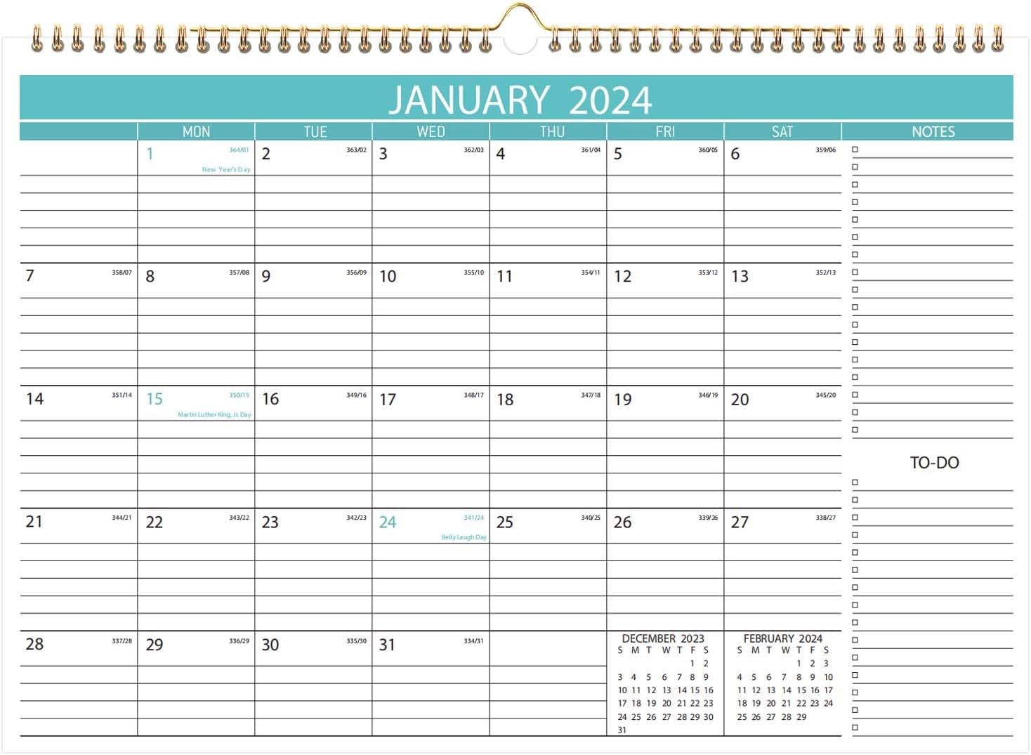 Amazon.com: 2023-2024 Wall Calendar,Wall Calendar 2023-2024 Monthly ...