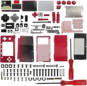 Amazon.com: SUNJCO 3DS Shell Replacement - Full Housing Case Kit, Cover ...
