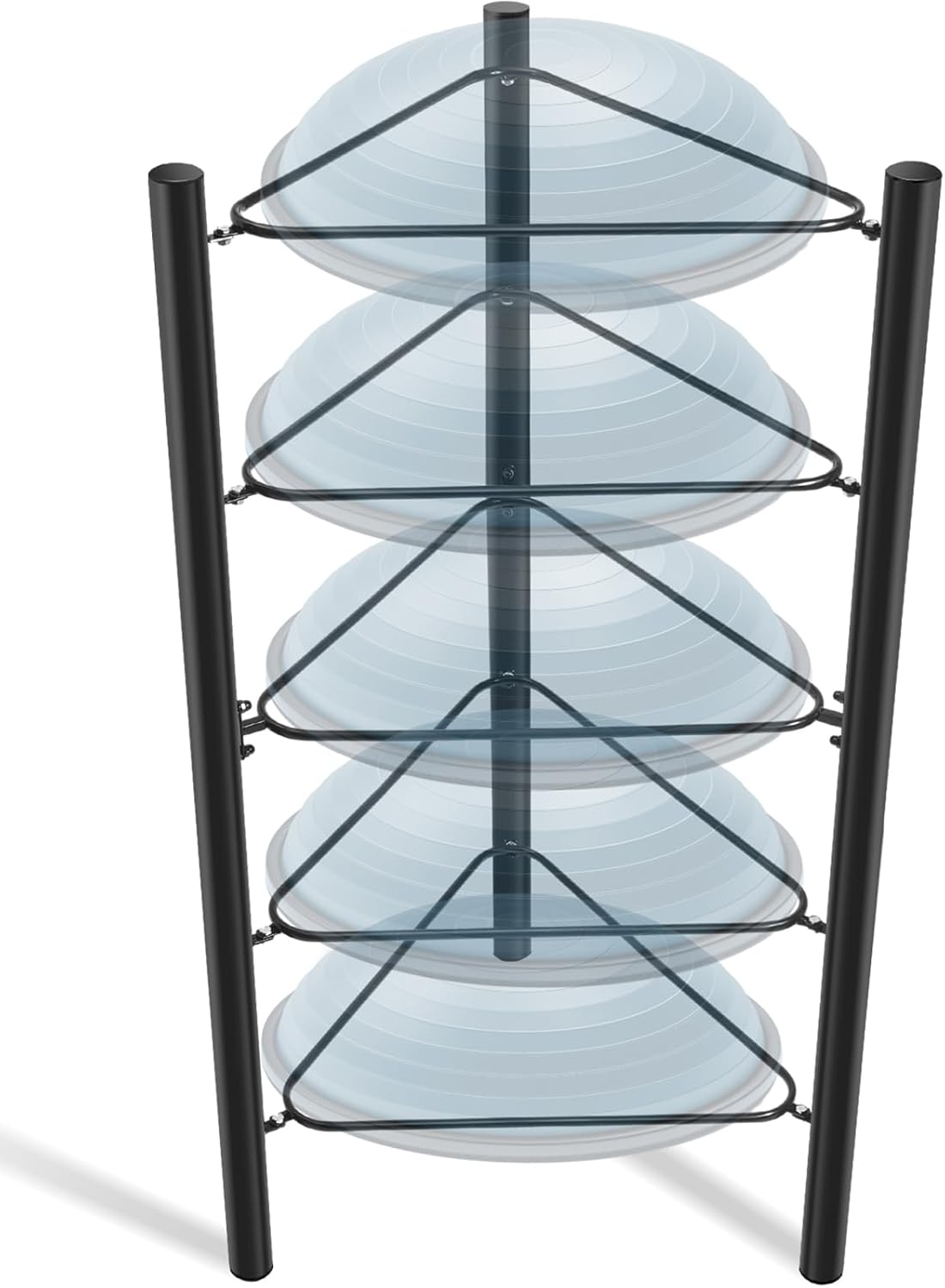 Amazon.com: FillTouch Exercise Ball Rack Yoga Ball Storage Holds up to ...