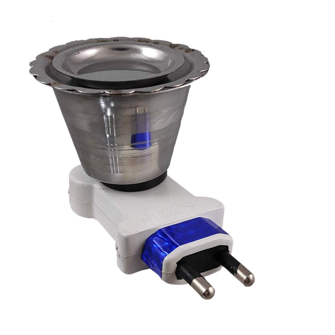 Zeeni | Stainless Steel Electric Kapoor Dani Stand | Incense Holder ...