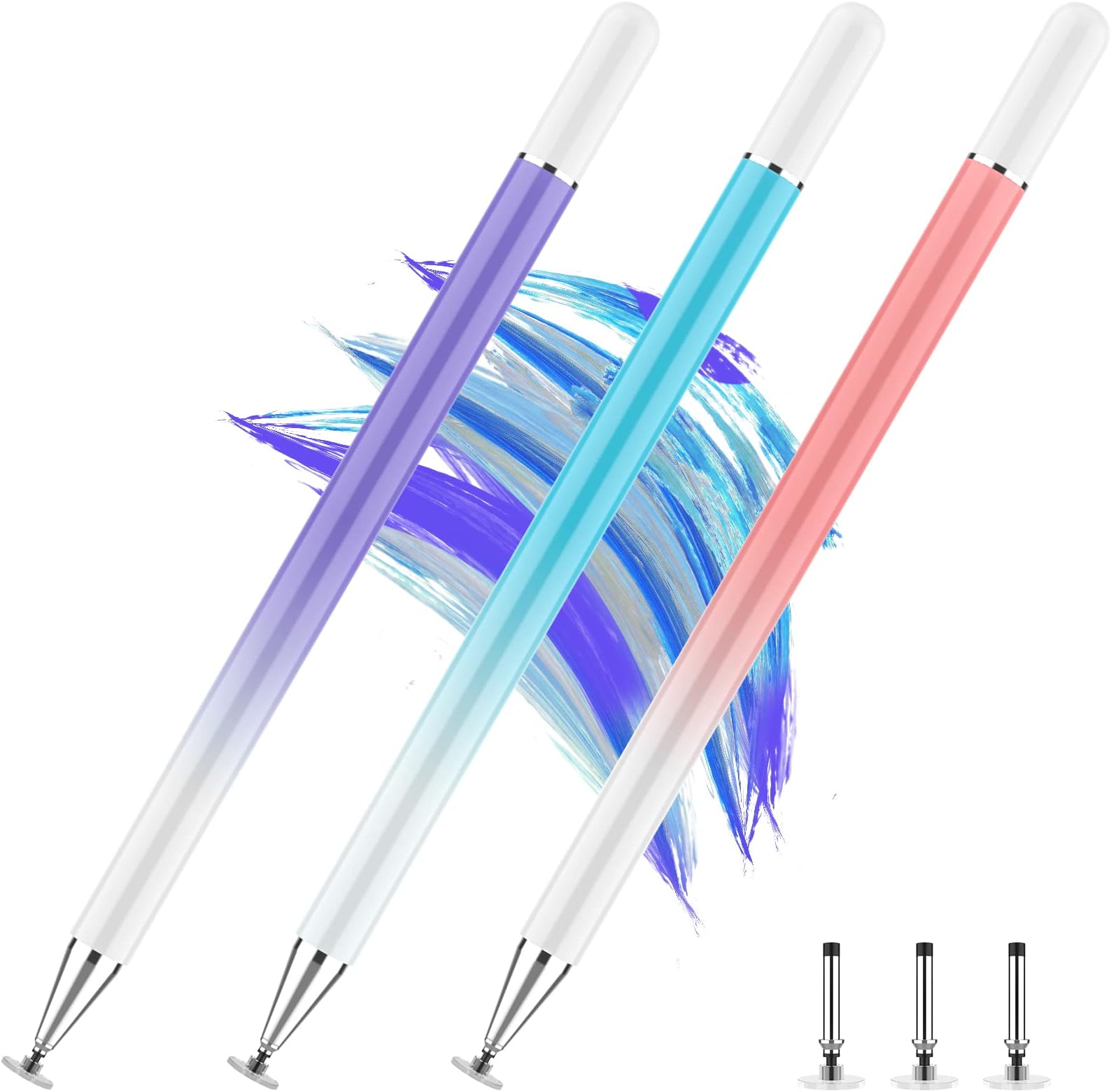 Amazon.com: Stylus Pens for Touch Screens, Disc Stylus Pen, Compatible ...