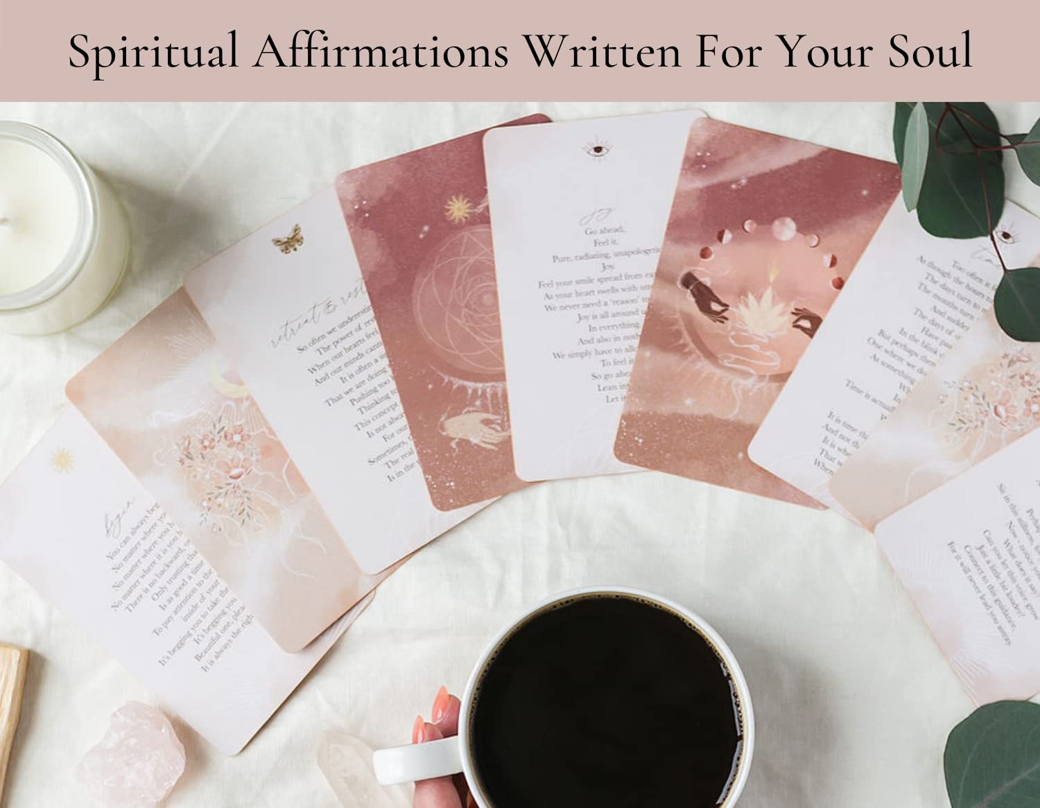 AFFIRMATION CARDS FOR WOMEN - 36 Positive Affirmations Cards. Self Care ...