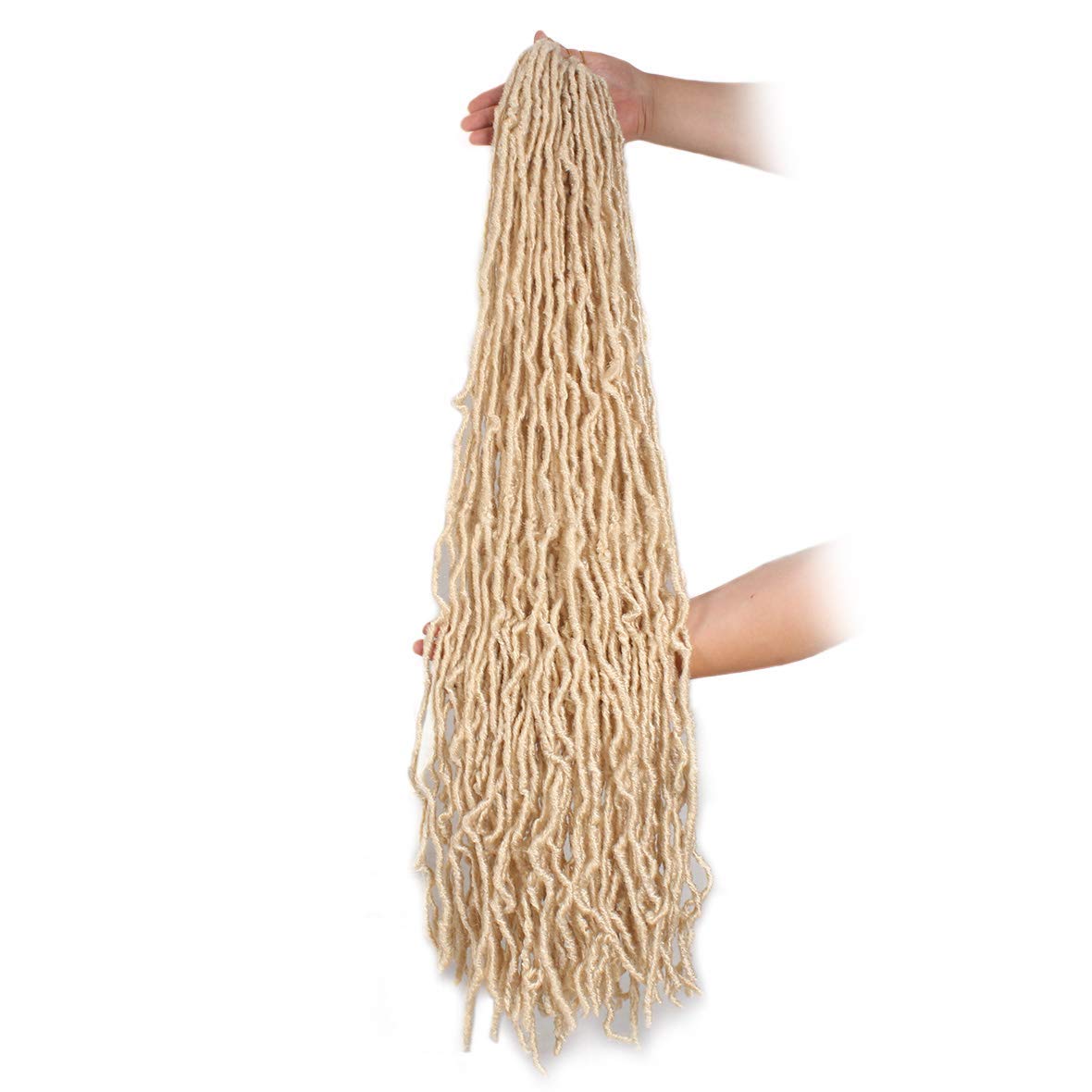 ZRQ 36 Inch Super Long New Faux Locs Crochet Hair Pre-looped Natural ...