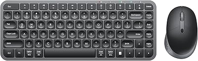 Amazon.com: Cylo Wireless Keyboard and Mouse Set (Silver) : Electronics