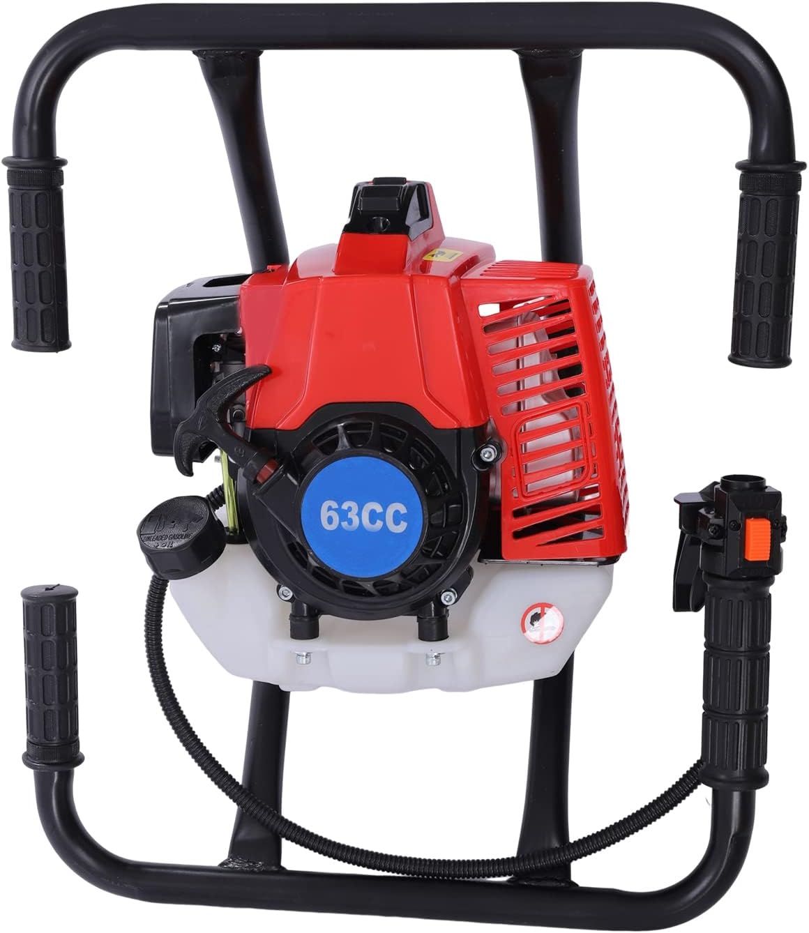 Amazon.com: LOYALHEARTDY 63CC Gas Powered Post Hole Digger 2-Stroke 3HP ...
