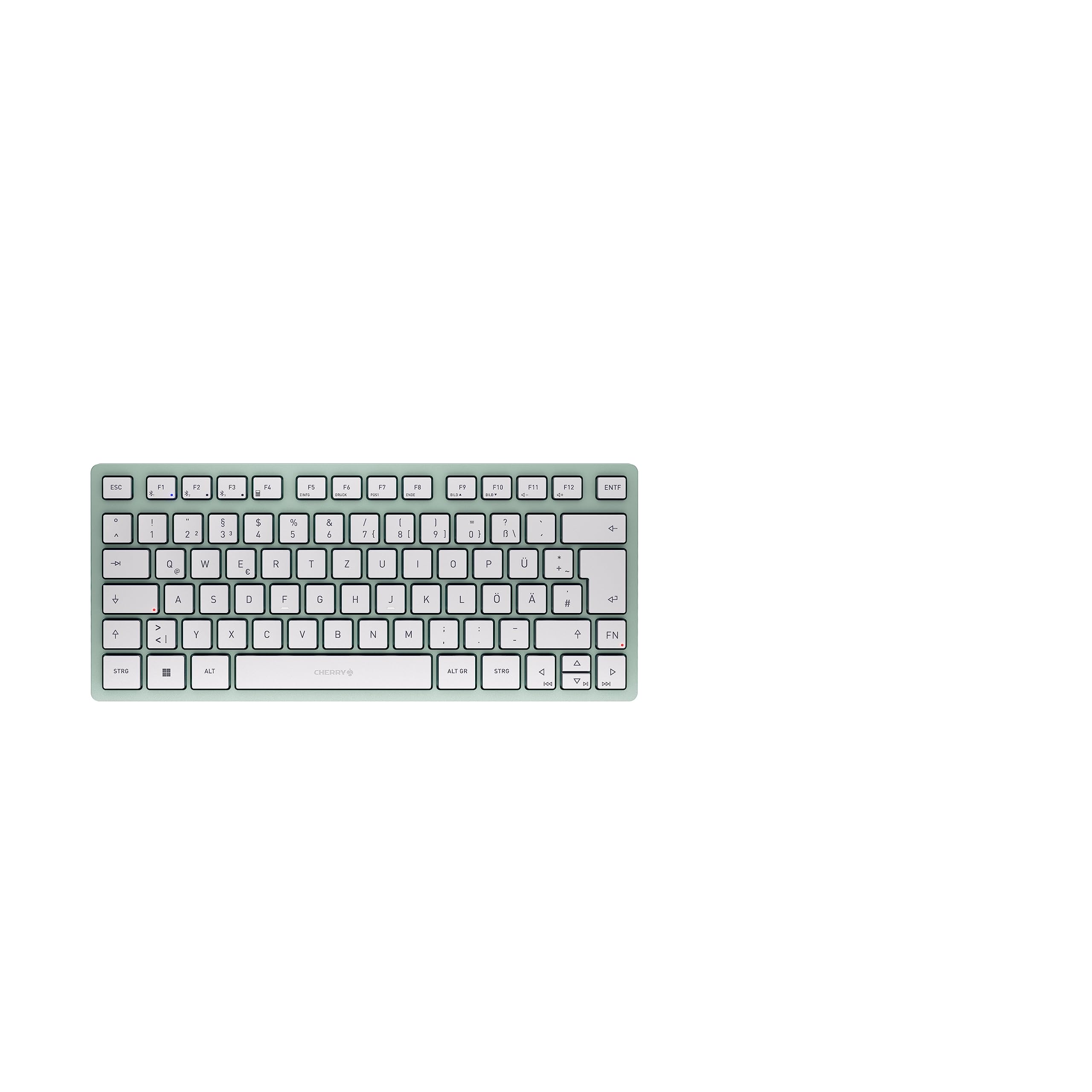 CHERRY KW 7100 MINI BT, Compact Multi-Device keyboard with 3 Bluetooth ...