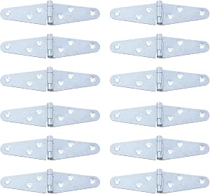 Geesatis 2 inch Strap Hinges Heavy Duty Gate Hinges Cabinet Latch Door ...
