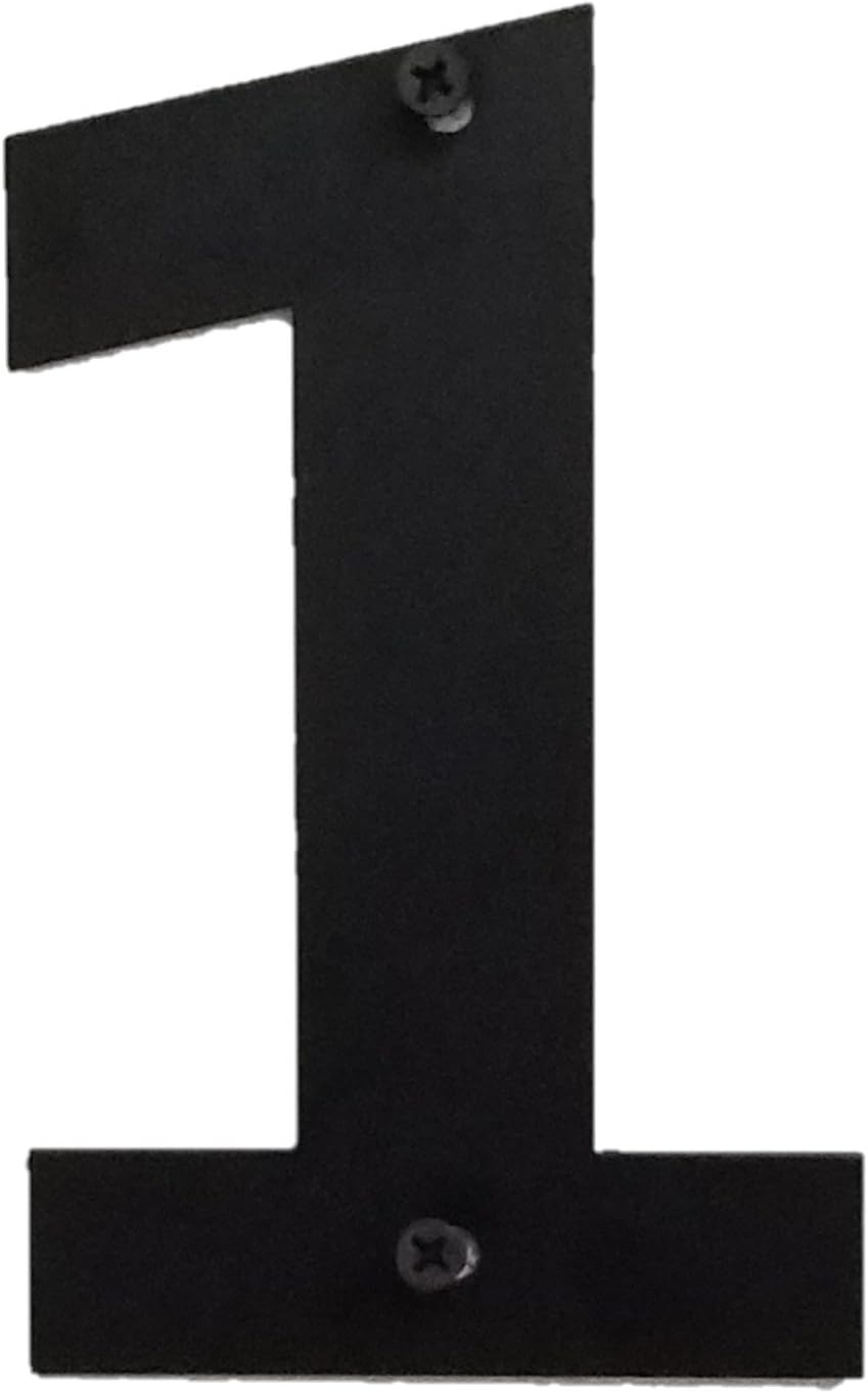 Amazon.com: BookishBunny Black Metal Numbers Wrought Iron Home House ...